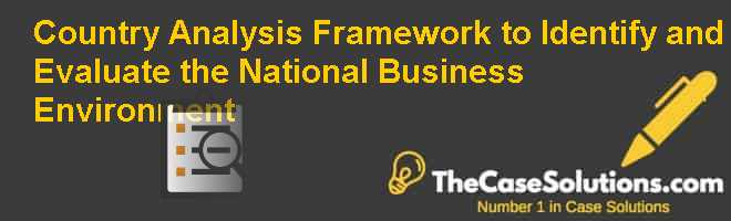 Country Analysis: Framework to Identify and Evaluate the National ...