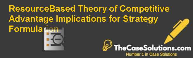 Resource-Based Theory of Competitive Advantage: Implications for ...