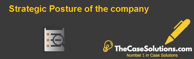 Strategic Posture of the company Case Solution And Analysis, HBR Case ...